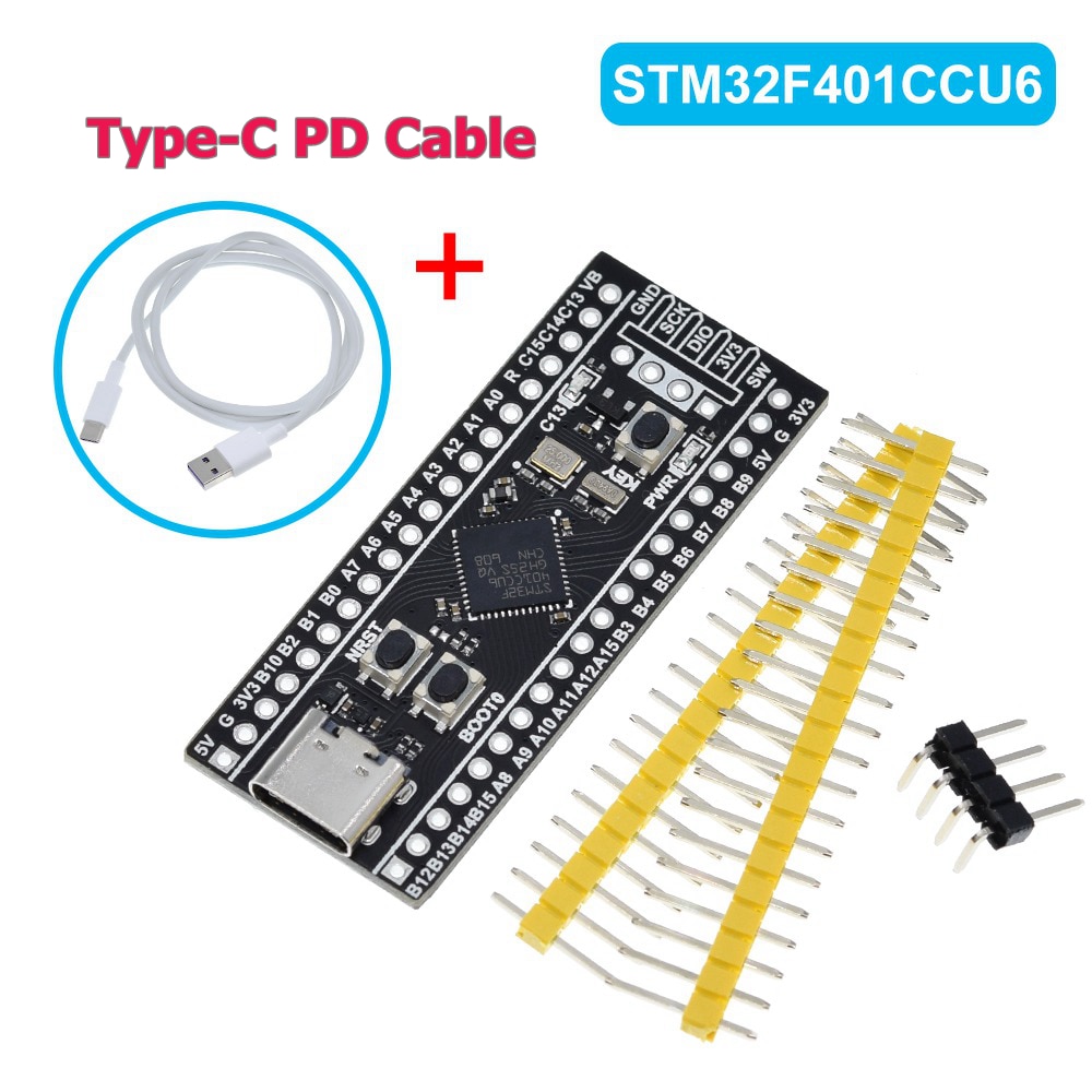 แผ่นบอร์ด STM32F401CCU6 STM32F411CEU6 STM32F4 STM32F401 สําหรับ Arduino ...