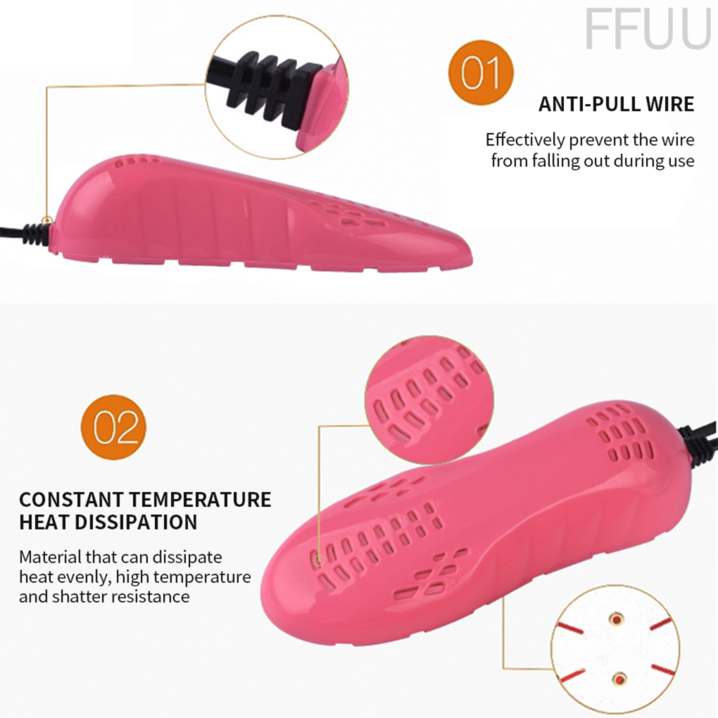 Shoes Dryer Portable Electric Boot Warmer Moisture-proof Heating Winter ...