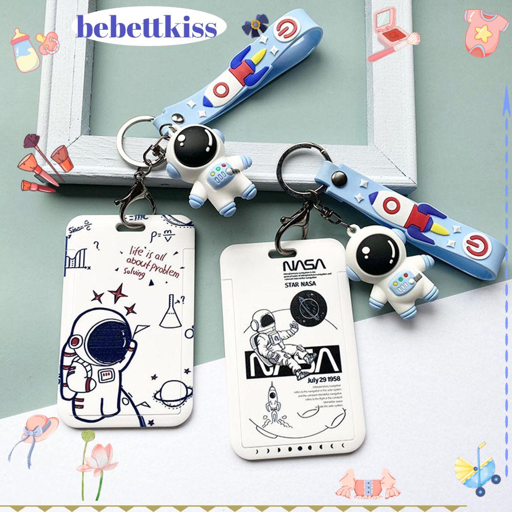 BEBETTFORM 1Pc Certificate Cover Cartoon Card Holder Spaceman Access ...