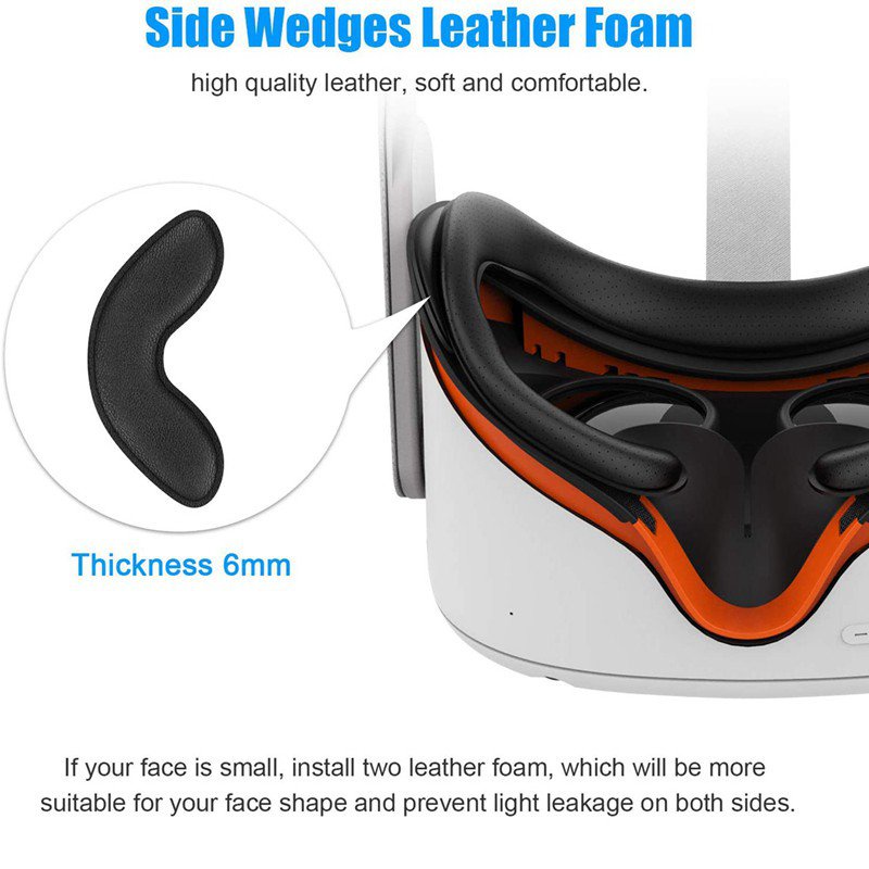 vIDL AMVR OOM VR Facial Vent Soft Bracket Anti-Leakage Light PU Leather ...