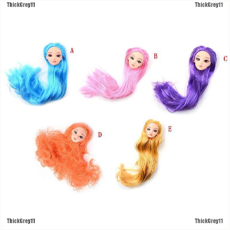THGR ตุ๊กตาผมยาวตรง 3D เหมือนจริง สำหรับตุ๊กตาบาร์บี้ - thickgrey11.th ...