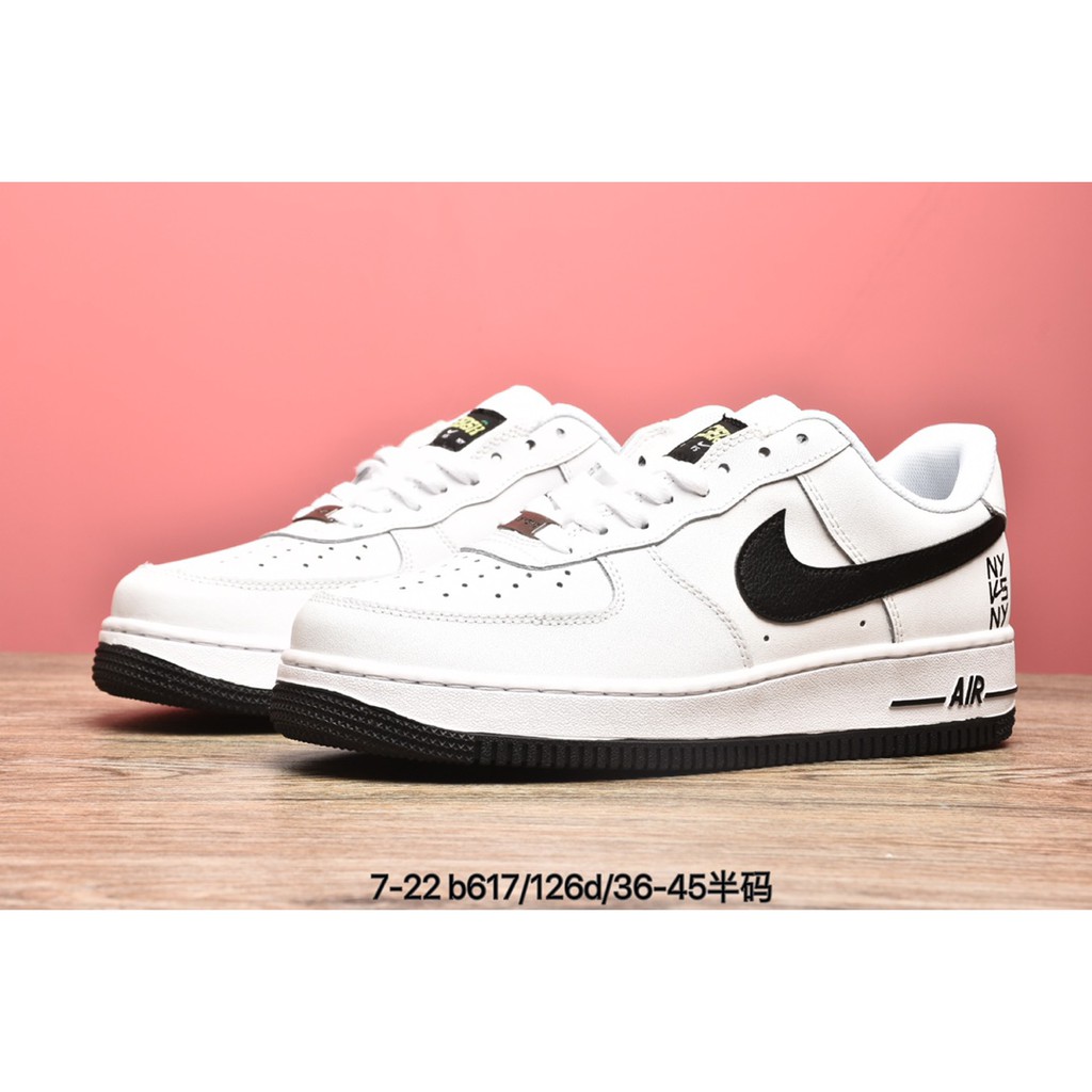 รองเท้าผ้าใบ Nike Air Force One AF1 Low-Top CW7297-100 New York Mens 36 ...