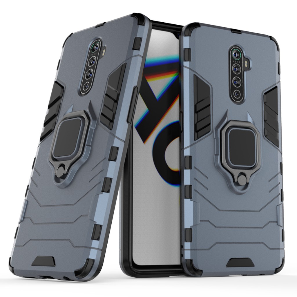 เคส Realme X2 Pro พลาสติกแบบแข็ง Armor Shockproof Phone Case Back Cover ...