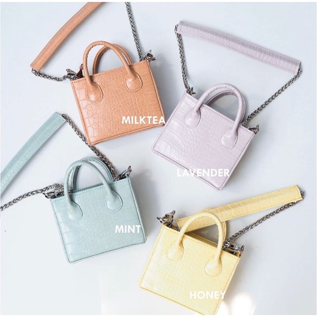 Vissy bag รุ่น Vissyminibaby สี Mint // **พิเศษราคารวมส่งแฟรต 600฿ ทัก ...