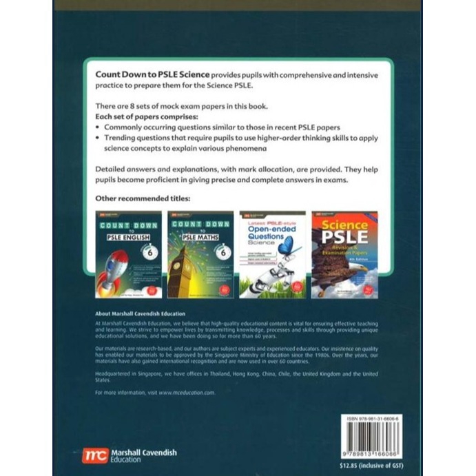 Count Down To PSLE Science Exam Papers P6 (โจทย์ข้อสอบวิทย์ ป.6) - bcn ...