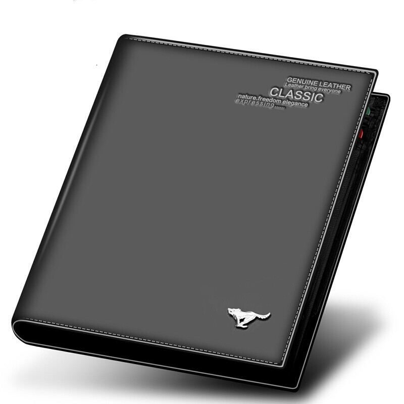 Septwolves wallet male 2021 กระเป๋าสตางค์ผู้ชายใบสั้นหนังแท้ระดับไฮเอน ...