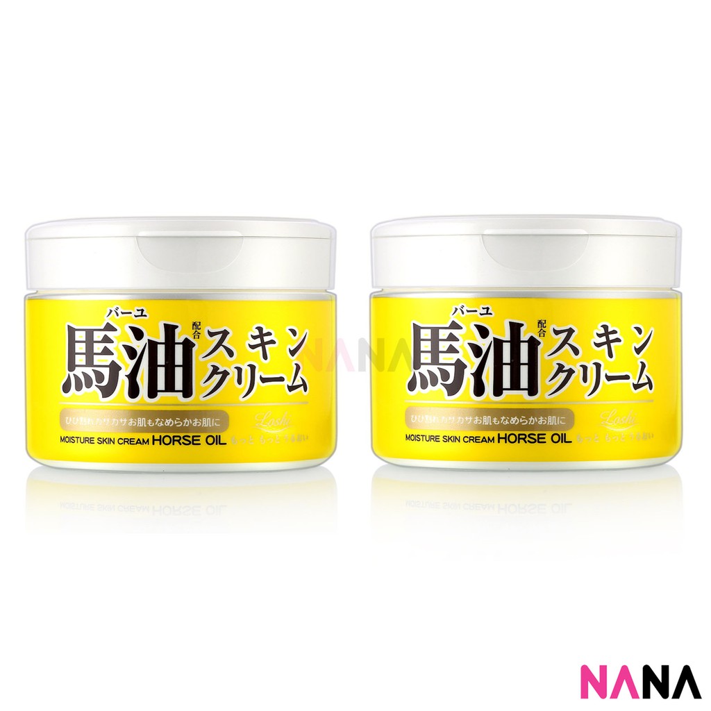 Loshi Moist Aid Hokkaido Horse Oil Skin Cream Moisture Whole Body ...