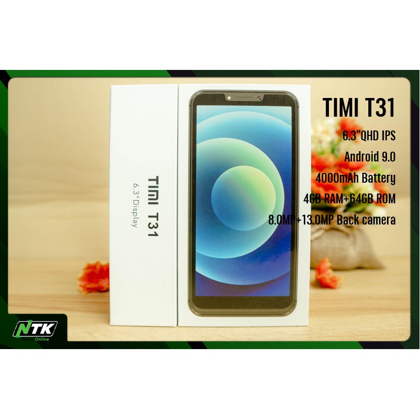 โทรศัพท์มือถือ TIMI T31 หน้าจอ 6.3 นิ้ว Ram 4GB/Rom 64GB รับประกัน 1 ปี ...