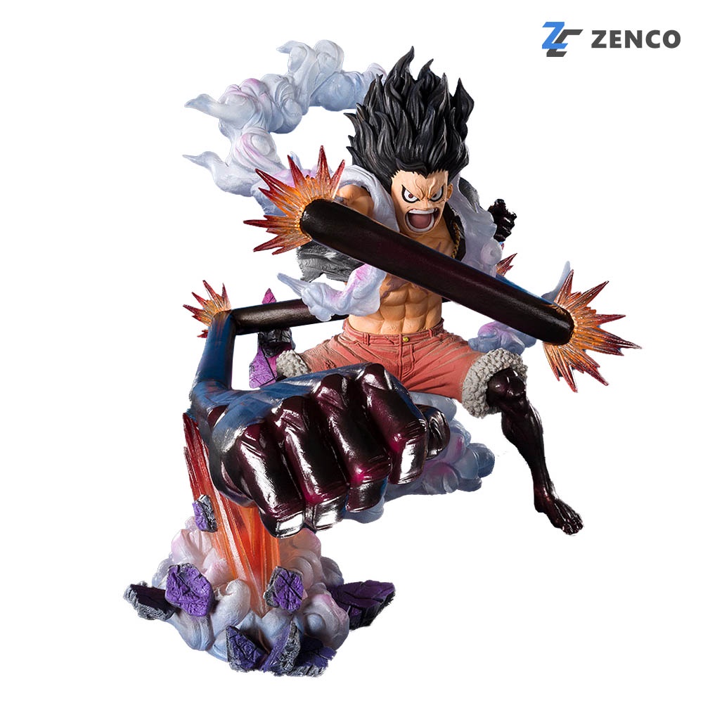 Bandai Figuarts Zero Monkey D Luffy - Gear 4 Snakeman King Cobra ...