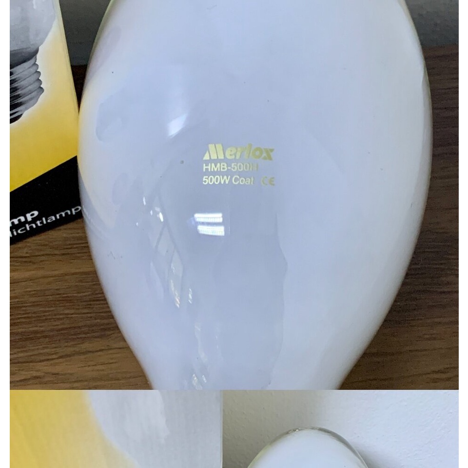 Merlox หลอดแสงจันทร์ ชนิดต่อตรง 500W ขั้วE40 หลอดไฟแสงจันทร์ หลอดไฟ ...