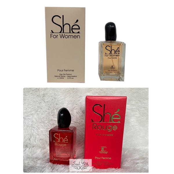 น้ำหอมนำเข้า She / She Rouge for women 100ml. | Shopee Thailand