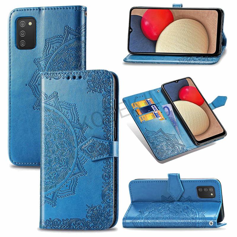 เคสโทรศัพท์หนัง Pu แบบพับได้สําหรับ Samsung Galaxy A02S Sm-A025F ...