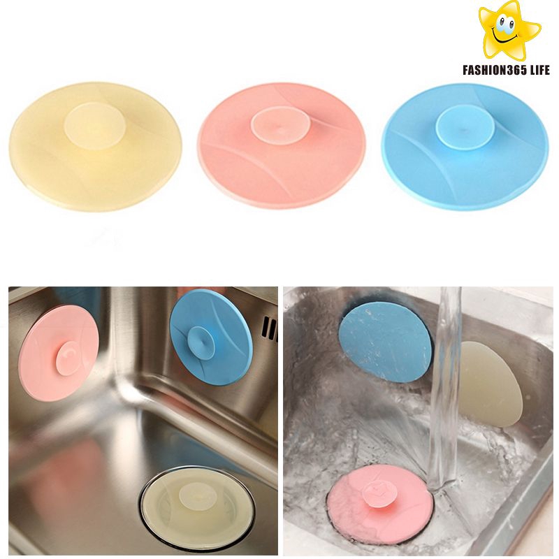T Home Kitchen Washroom Bathroom Shower Waterproof PVC Sink Plug Water ...