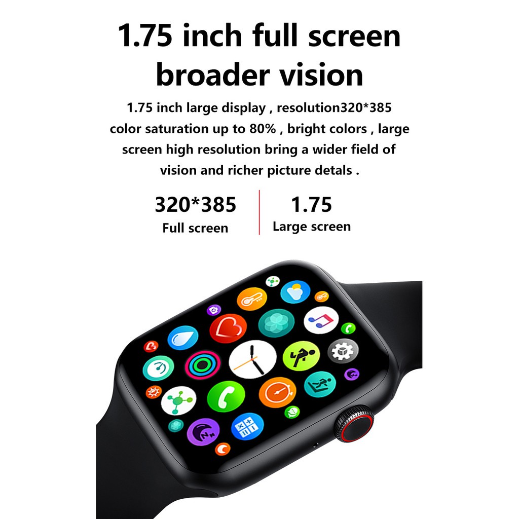 จัดส่งในพื้นที่จัดส่งฟรีใหม่ Smart Watch Series 6 Smart Watchการตรวจจับ ...