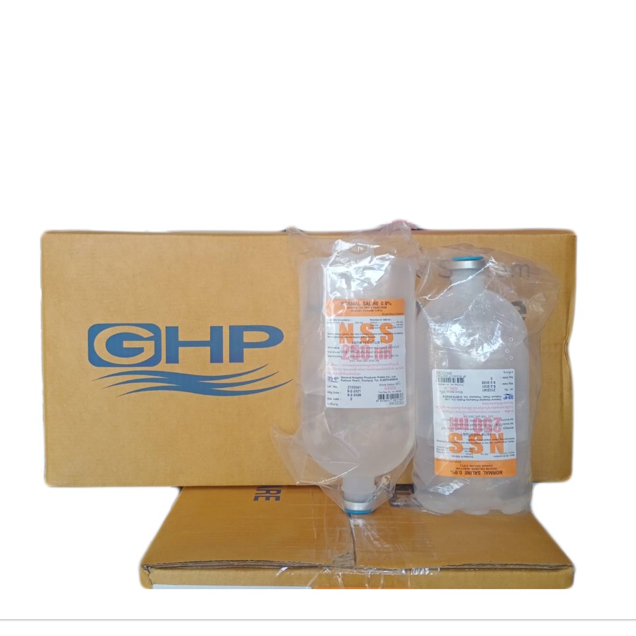 (ยกลัง) NSS 0.9 250 ml IV. 20ชิ้นลัง - apiradeemedicalsupply - ThaiPick