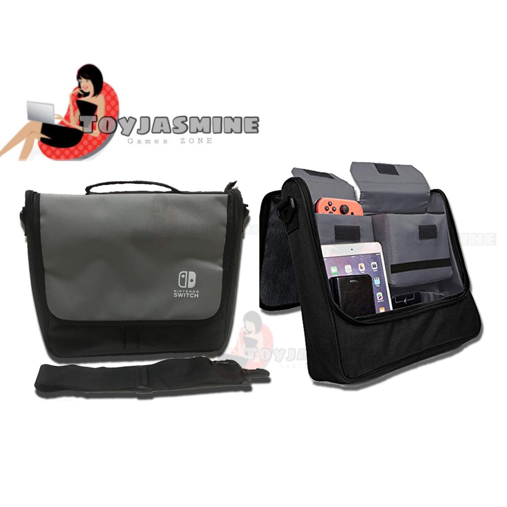 พร้อมส่ง!! กระเป๋า Nintendo Switch Messenger Bag (Gray-Black)-- มี ...