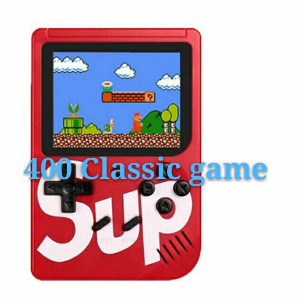 New Superme Retro Mini Handheld Game Console Emulator Built-In 400 ...