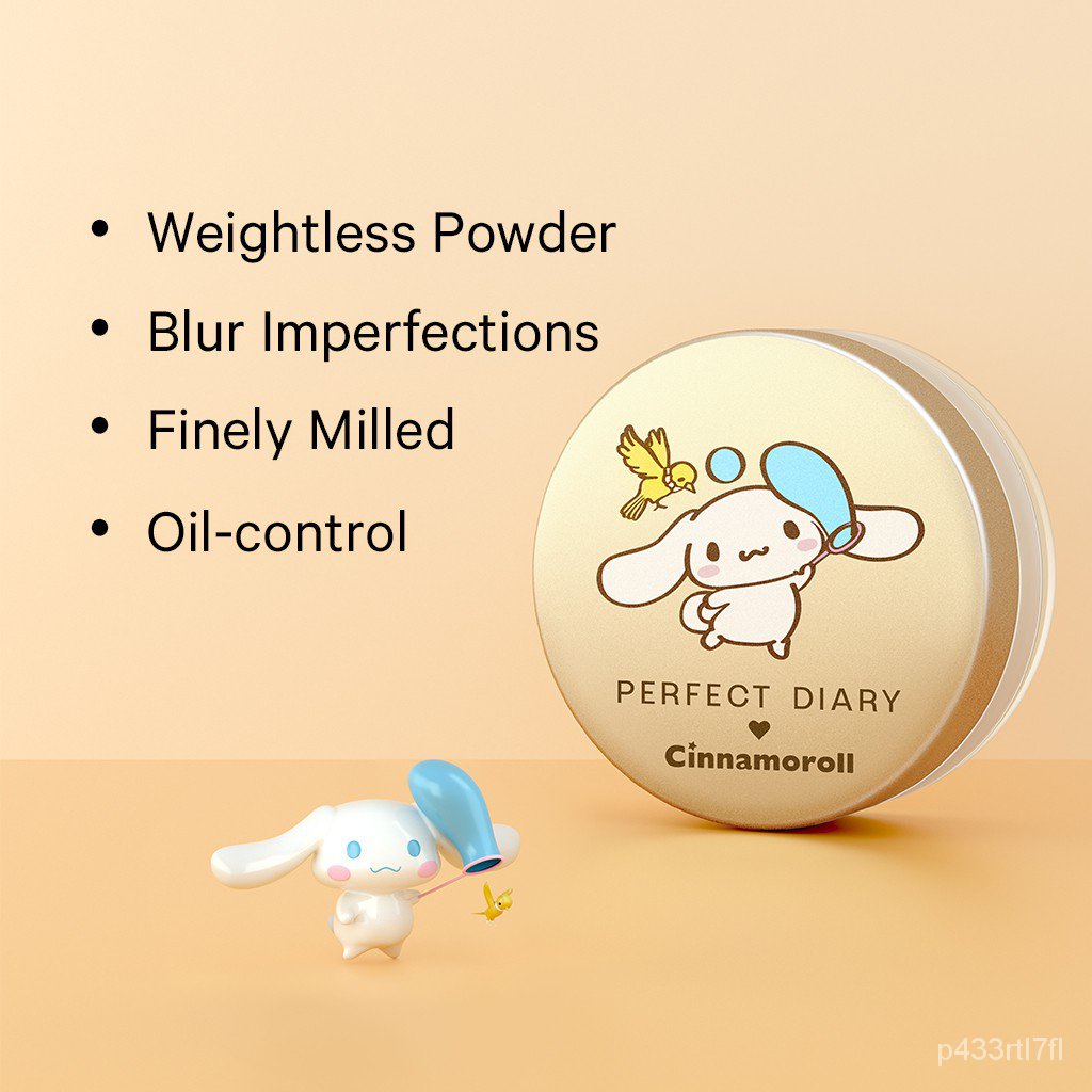 Perfect Diary X Sanrio MagicStay Loose Powder Face Powder Weightless ...