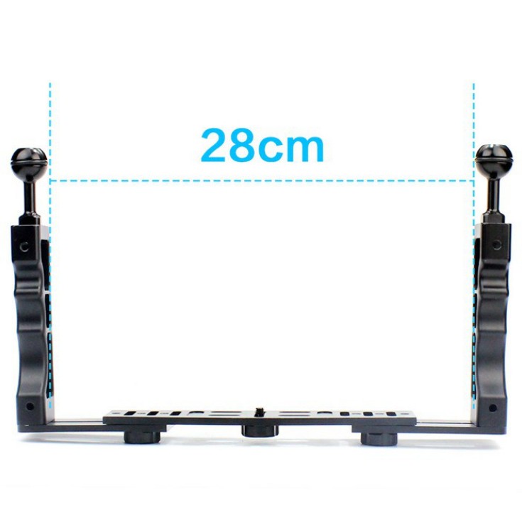 ราคาแบ่งกันใช้ มือจับ ดำน้ำ gopro action cam Handle Grip Stabilizer Rig ...