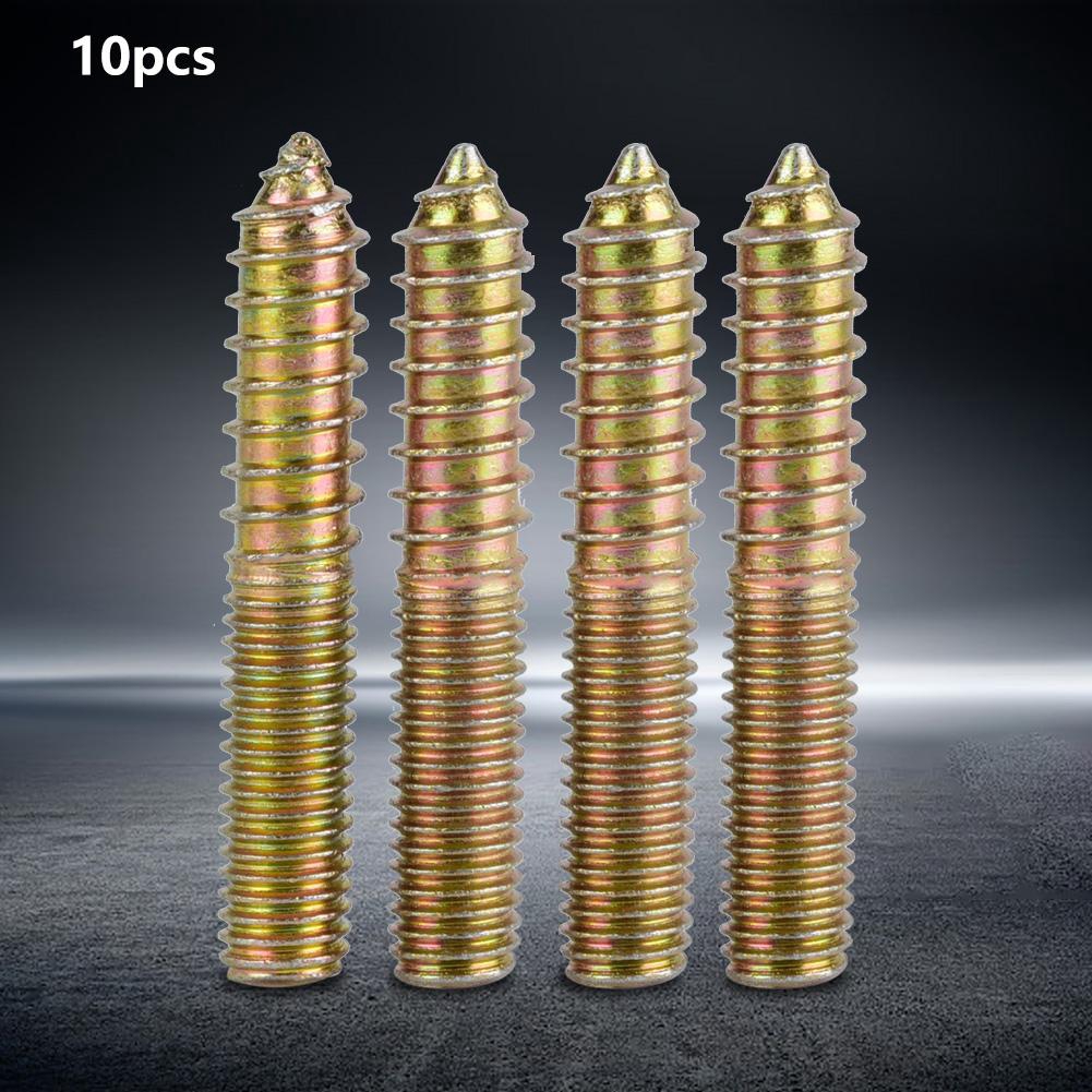 Screw Woodworking Ended Screw 10*60mm Dowel Furniture Connector Double ...