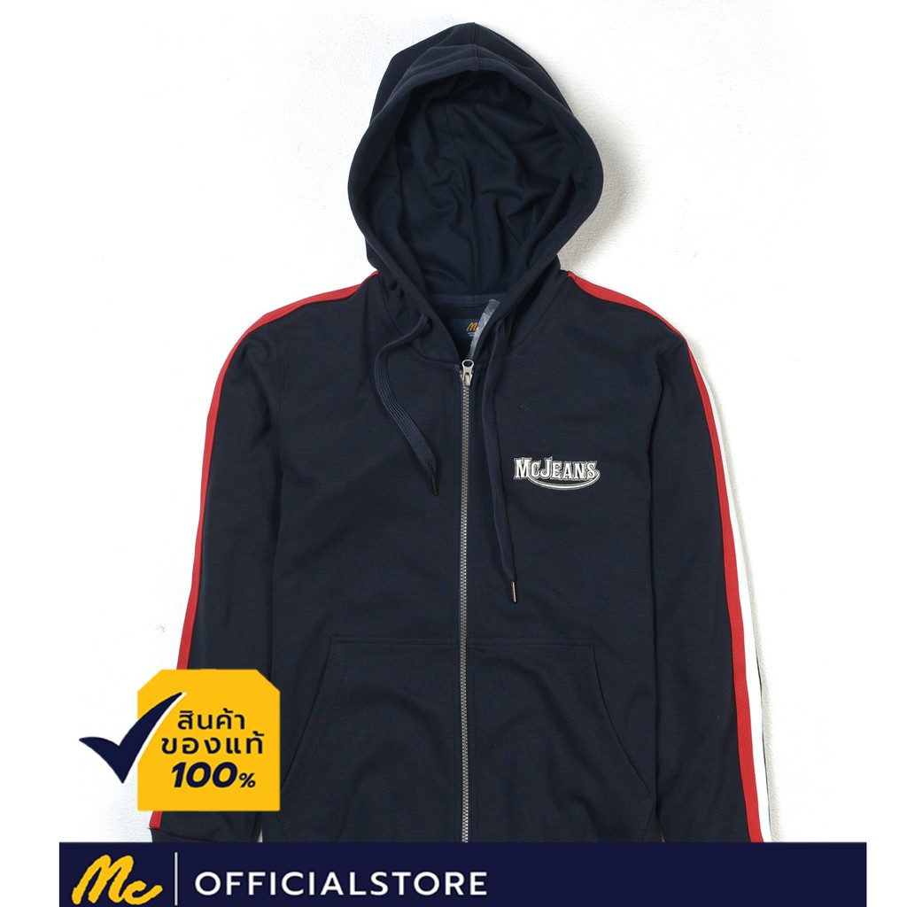 Mc Jeans เสื้อคลุม มีฮู้ด สีกรมท่า MJHP030 เสื้อกันหนาว - mc_jeans ...