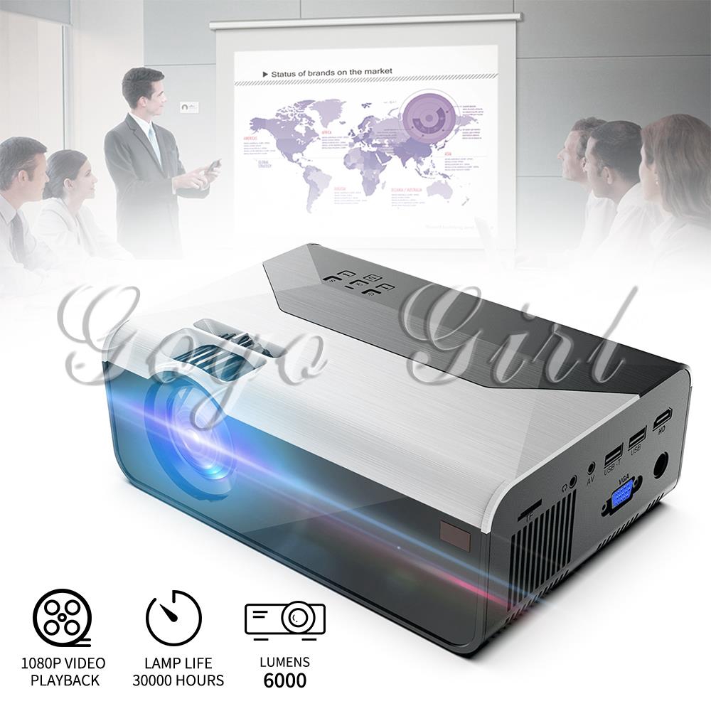 Gogo Home Theater Projector HDMI/AV/USB/TF/VGA Multimedia Projector ...