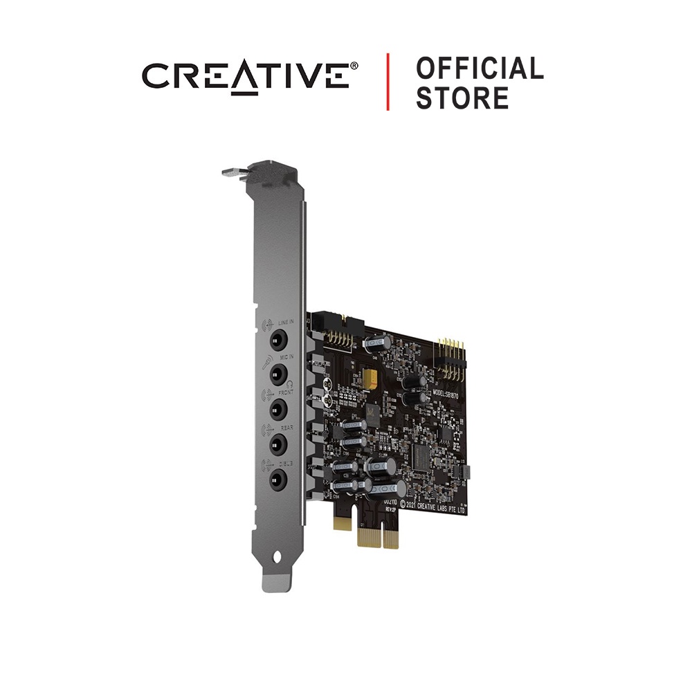 CREATIVE Sound Blaster Audigy Fx V2 ซาวด์การ์ด 5.1 PCI-e สำหรับการ ...