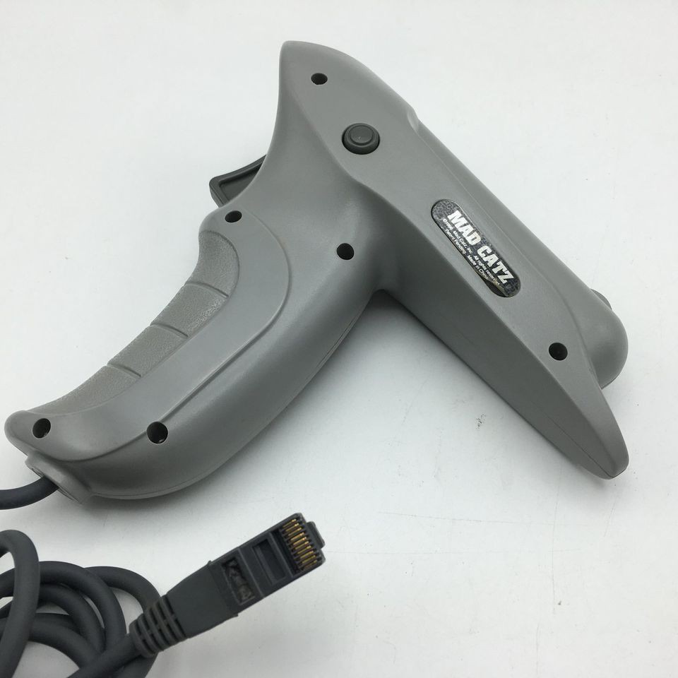Mad Catz Fazor Gun จอยปืนสำหรับ PS / Saturn ไม่มีตัวต่อมา ตามสภาพ ...