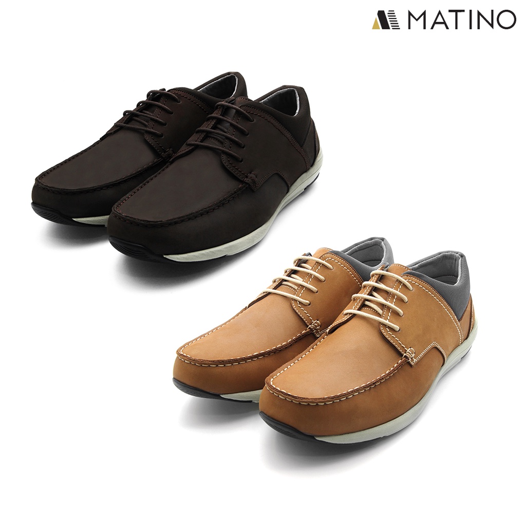 MATINO STEP FORWARD SHOES รองเท้าชาย SF/S 6639 - COFFEE/CAMEL ...