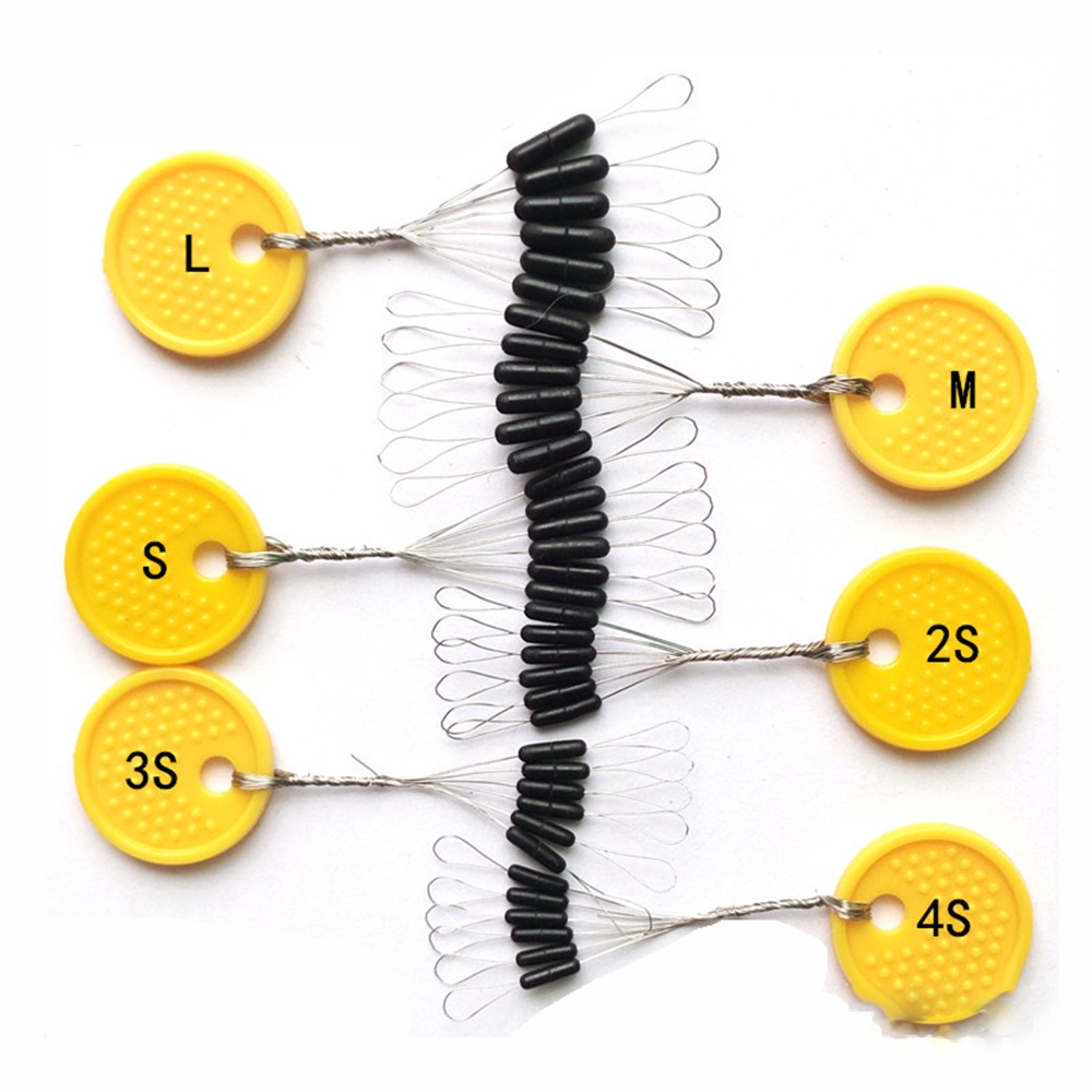 VALENTINE13 High Quality Fishing Float 10 Group Set Cylindrical Rubber ...