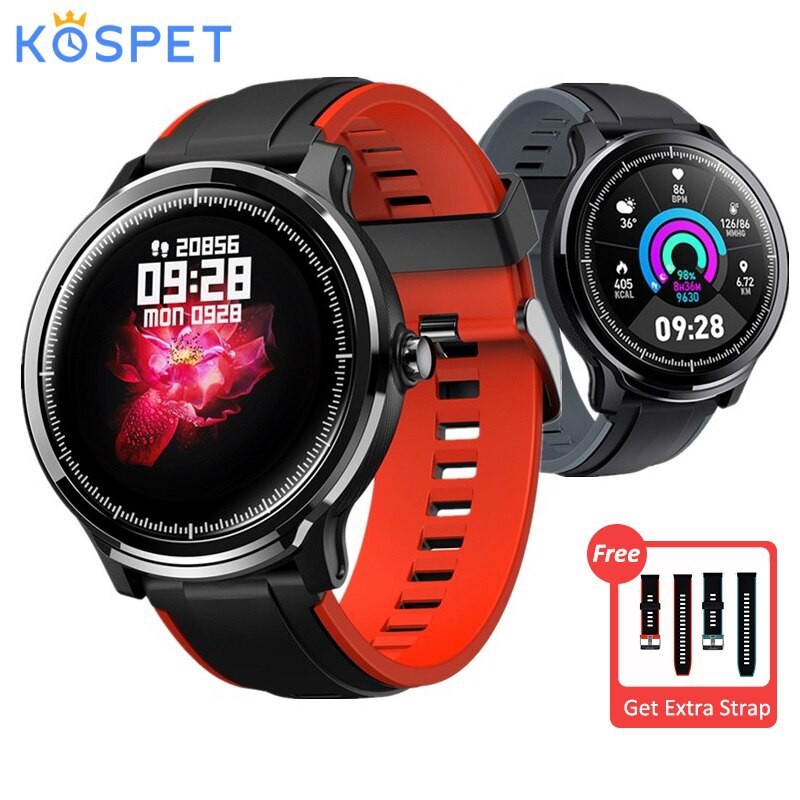 Kospet Probeสมาร์ทนาฬิกา1.3นิ้วหน้าจอสัมผัสเต็มรูปแบบIP68กันน้ำกีฬา ...