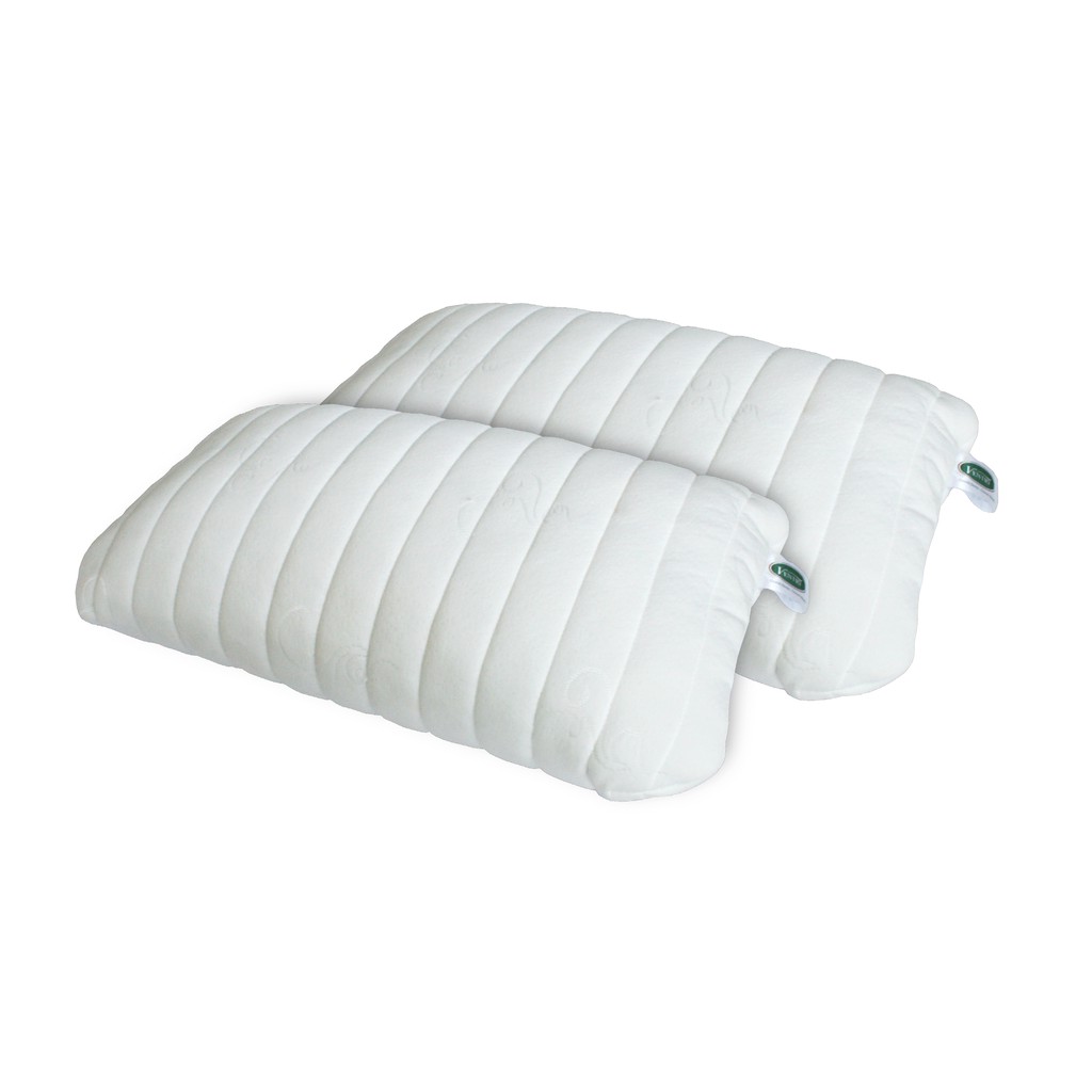 Ventry หมอนยางพาราปั่น รุ่น Delight เเพ๊คคู่ ผ้าหุ้มสีขาว - ventry ...