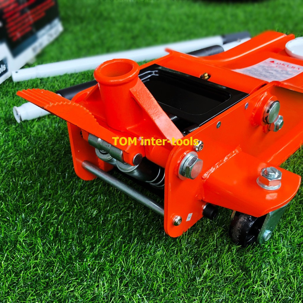 แม่แรงตะเข้ Okura 4ตัน 2สูบโหลดเตี้ย ตัวใหญ่ OK-4SL แม่แรง ยกรถ ด้านหลังมีที่เหยียบเร็ว - benpos ...