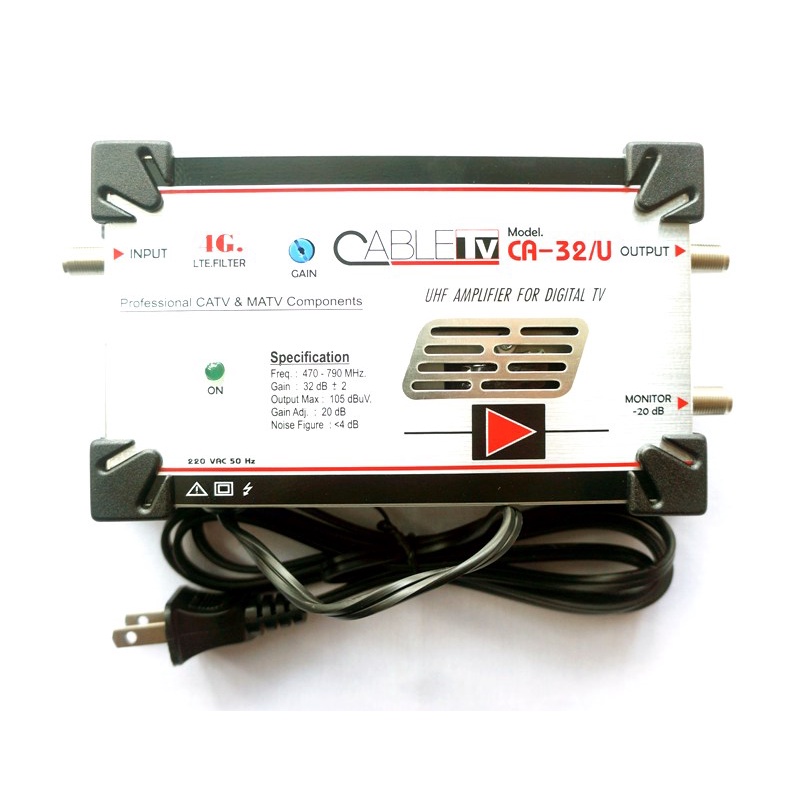 Booster Cable TV รุ่น CA-40DIGITAL PLUS บูสเตอร์ใช้ขยายสัญญาณดิจิตอล ...