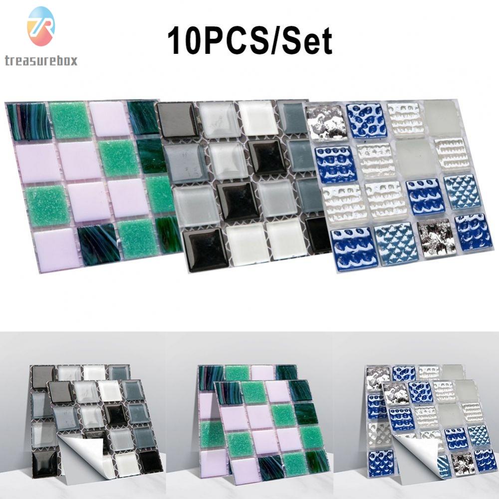 TRSBXWall Stickers Kitchen Tile Stickers Mosaic Tile Stickers Mosaic ...