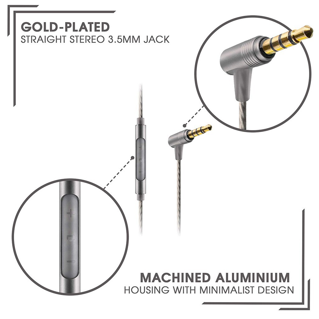 SoundMAGIC E11C in Ear Headphone with Mic, Wired in-Ear Earbuds ...