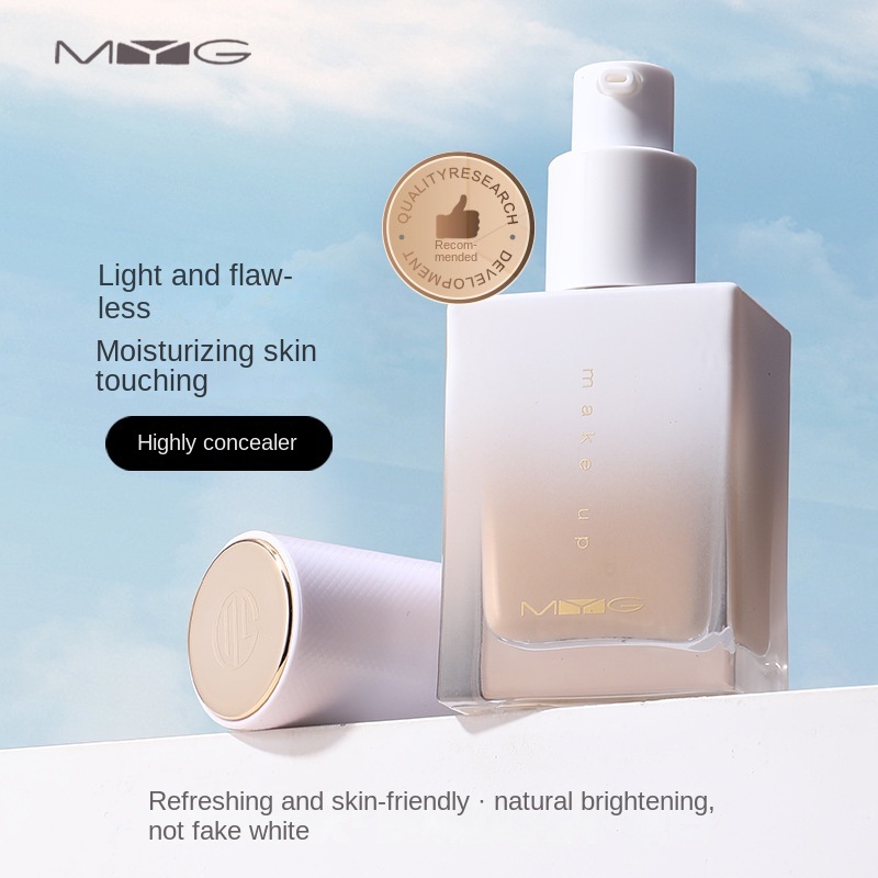 Myg บีบีครีมรองพื้น เนื้อลิขวิด กันน้ํา ปกปิดรูขุมขน อย่างเป็นธรรมชาติ | Shopee Thailand