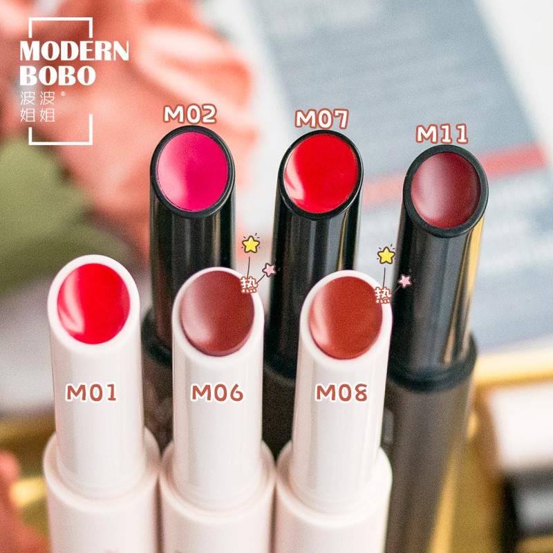 เกาหลีThe Saemเป็นกดลิปสติกM06สีป้า ที่ยั่งยืนไม่ได้สวมใส่ลิปสติกLip GlazeM08สกปรกสีส้ม ...