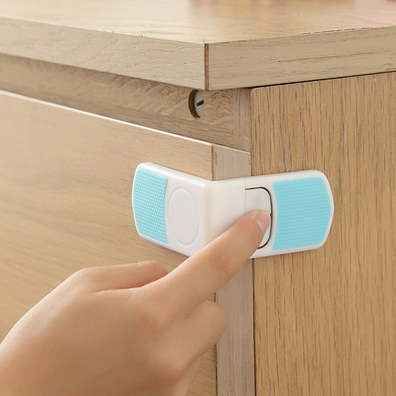 2021 ☼ L-Shape Baby Safety Lock Children Cupboard Cabinet Door Drawer ...