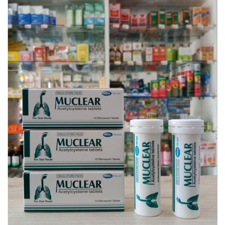 (พร้อมส่ง) แนคลอง NAC long Mega muclear และFluimucil เม็ดฟู่ละลายน้ำ ...