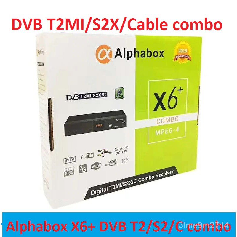 (Ready Stock) Alphabox X6+ Combo DVB S2X / T2MI support Ninmedia Videocon AUEn - 3fme9m27d4 ...