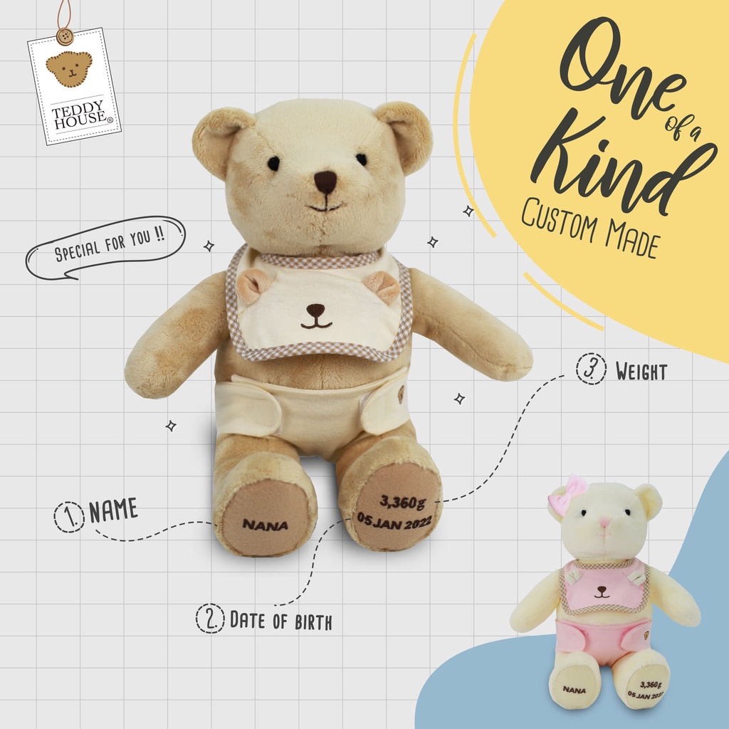 Teddy House My First Teddy NEW EDITION 2022 ตุ๊กตาหมี - aimilys - ThaiPick