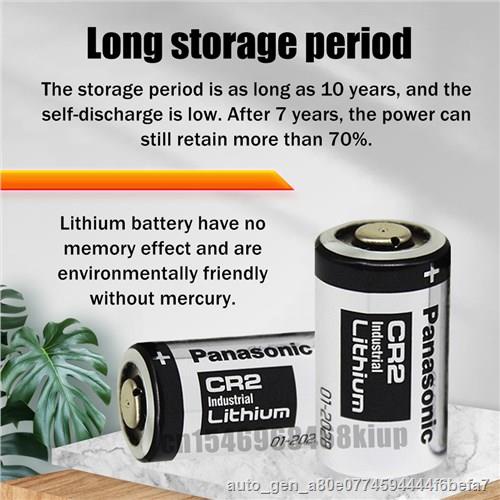 4pcs Panasonic Cr2 Cr15h270 Dlcr2 Elcr2 3v Lithium Battery For Digital Camera Flashlight ...