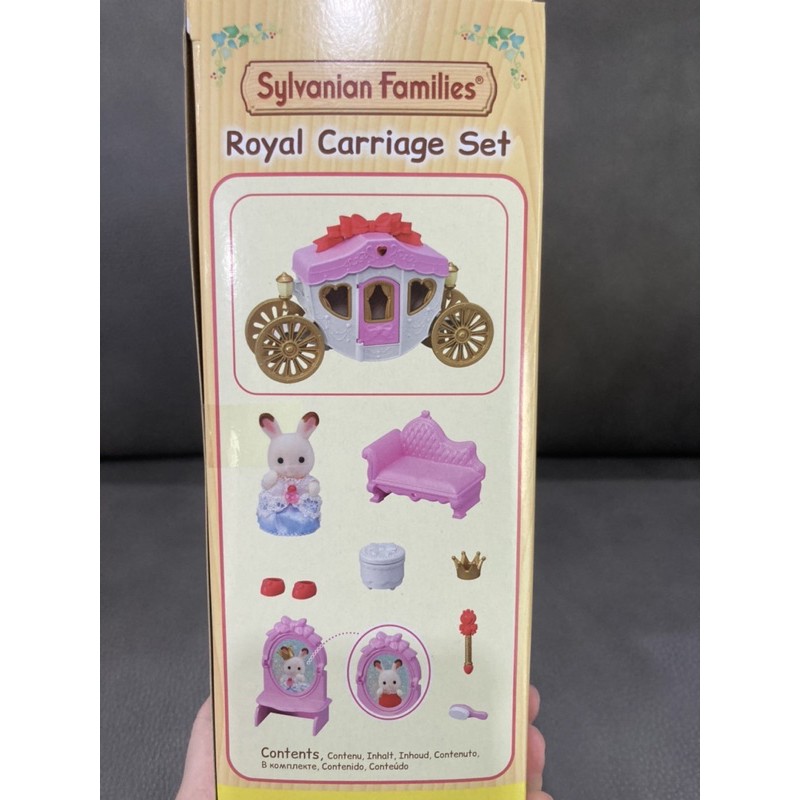 Sylvanian Royal Carriage Set มือ 1 มีตัว Chocolate Rabbit Baby Theme ...