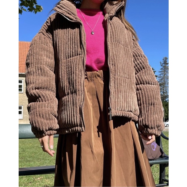 umorestuff Gummy puffer jacket แจ็คเก็ตขนเป็ด ดาวน์แจ็คเก็ต อุ่น กันลม ...