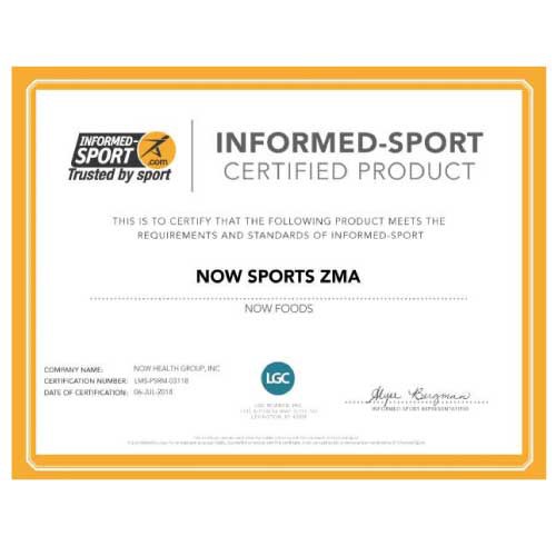 Now Sports ZMA 90 Capsules Sports Recovery Zinc Magnesium B-6 สาย ...