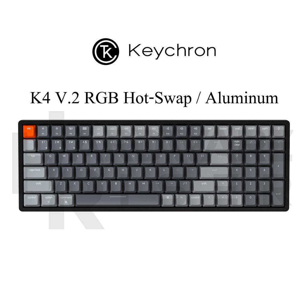 Keychron K4 V.2 Hotswappable (Key ENG) ขนาด 96 - 100 Keys ️ คีย์บอร์ดไร้สาย Bluetooth - hardware ...