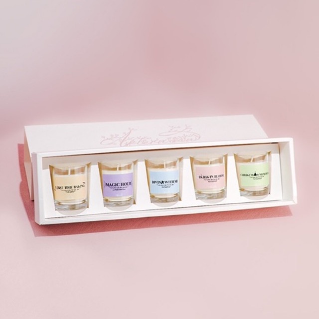 เทียนหอมไขถั่วเหลือง [Afternoon_candles] Set of mini candles | Shopee ...