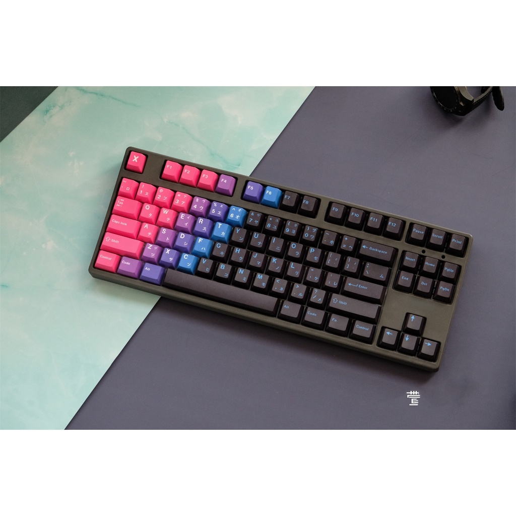 GMK Gradient Starry Sky Keycaps 129 คีย์ PBT Keycaps Cherry Profile DYE ...