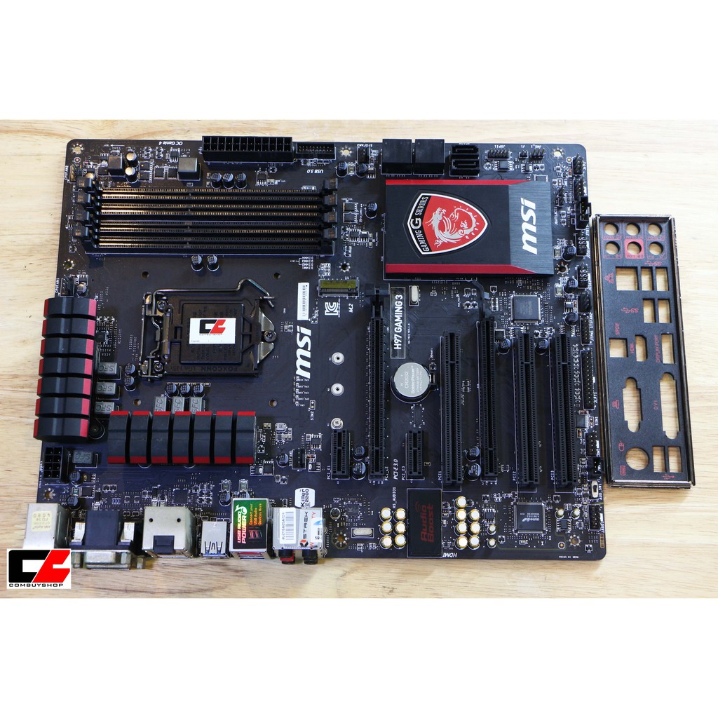 MB MSI H97 GAMING 3 LGA1150 ไม่มีกล่อง เมนบอร์ดสำหรับเกมเมอร์ มีตัวเมน ...